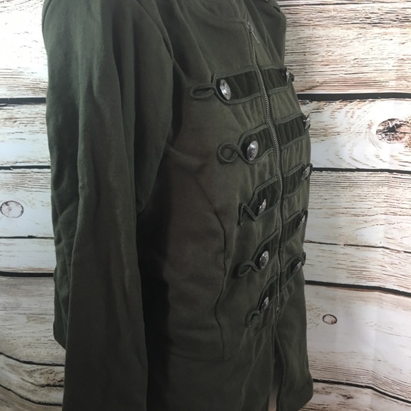 torrid | Jackets & Coats | New Torrid Olive Green Military Style Jacket ...